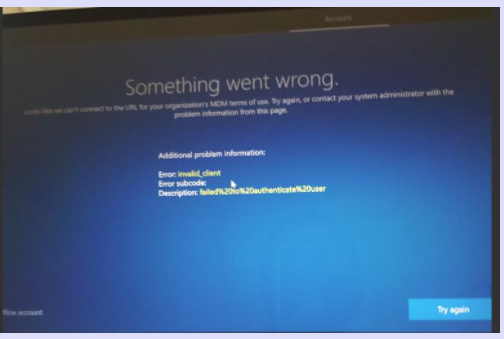 GCCH cloud OOBE windows 10 enrollment - Microsoft Q&A