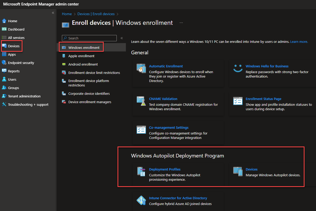GCCH cloud OOBE windows 10 enrollment - Microsoft Q&A