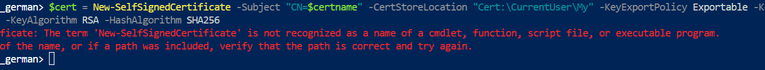 Azure PS and New-AzAutomationCertificate cmdlet permission denied - Microsoft Q&A