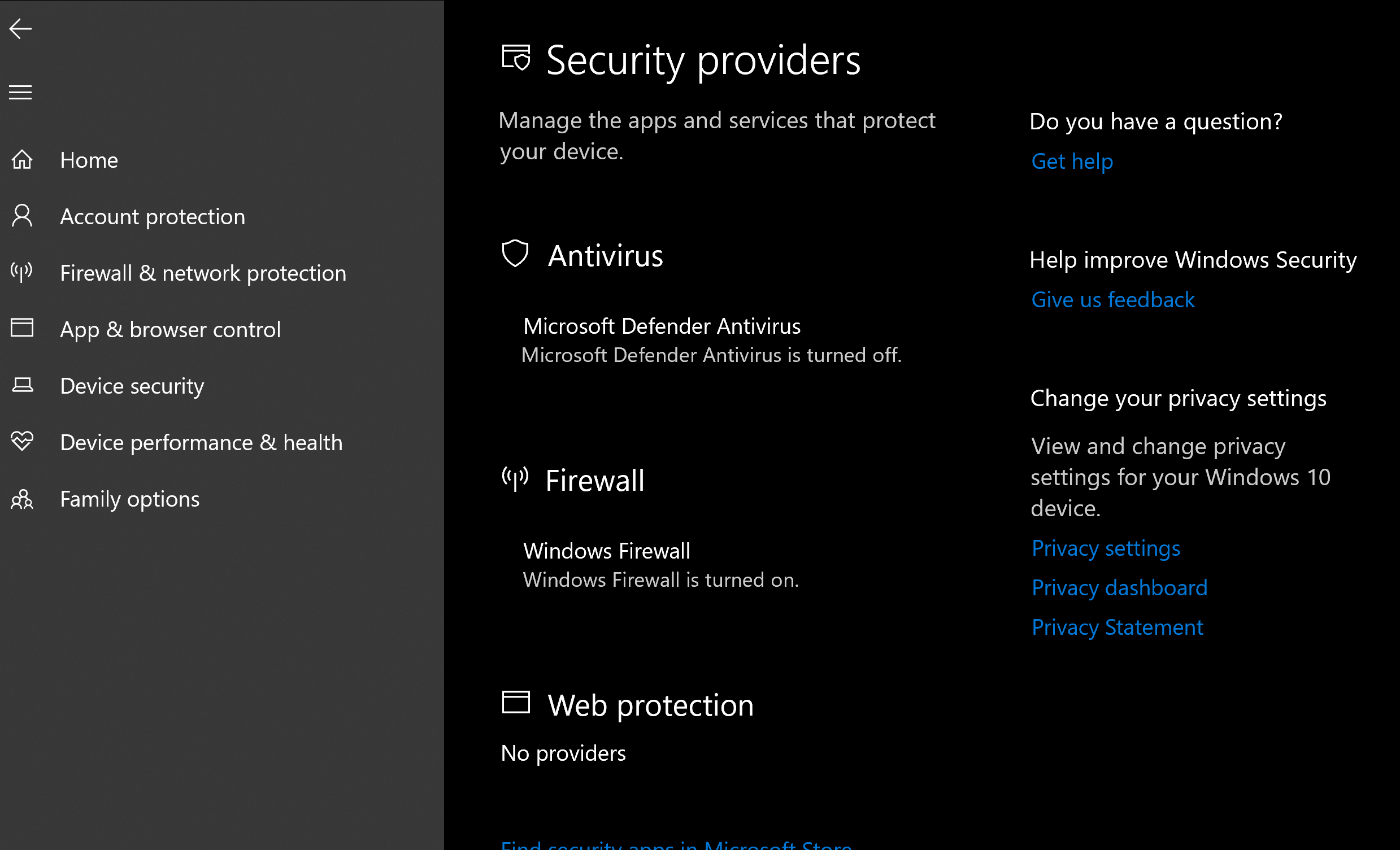 Defender not working and defender update install getting error ...