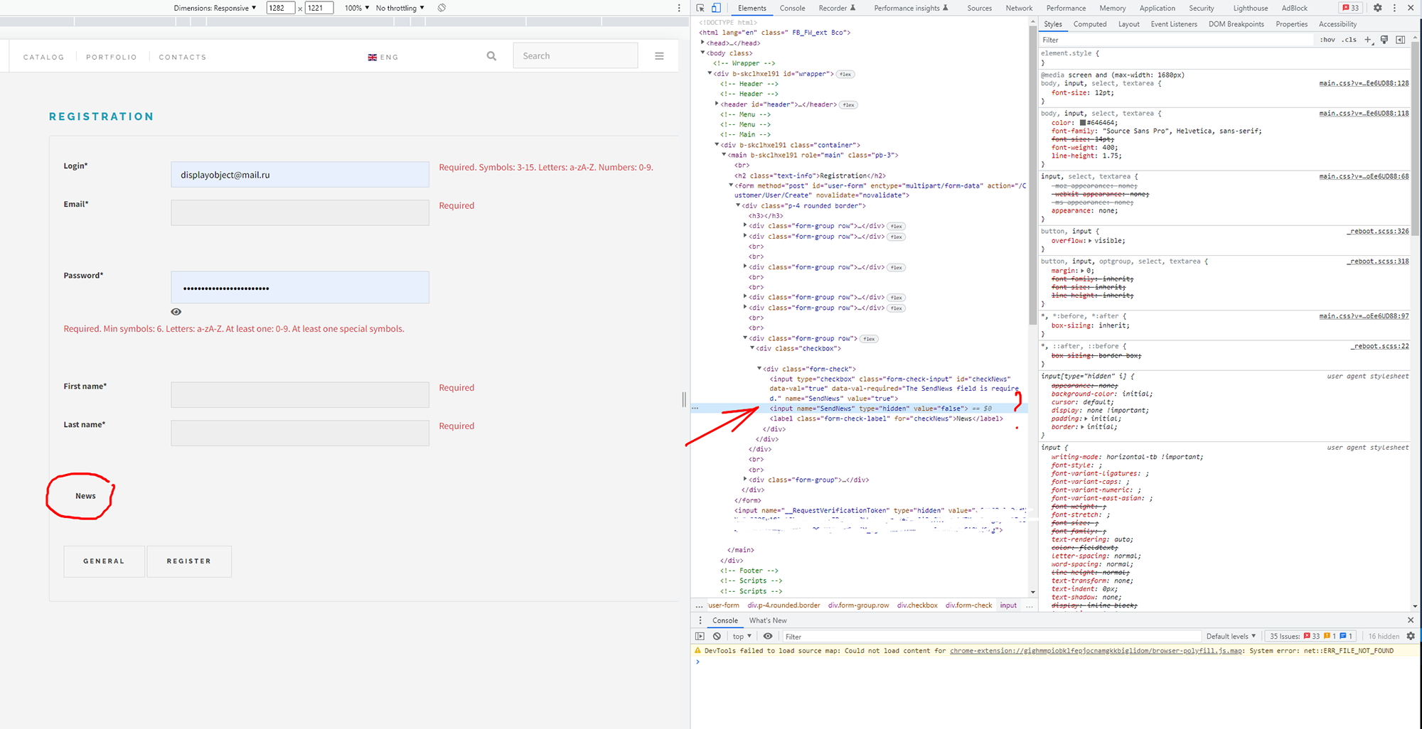 If I Set Asp For The Stylized Checkbox Disappears Net Core 6 Microsoft Qanda
