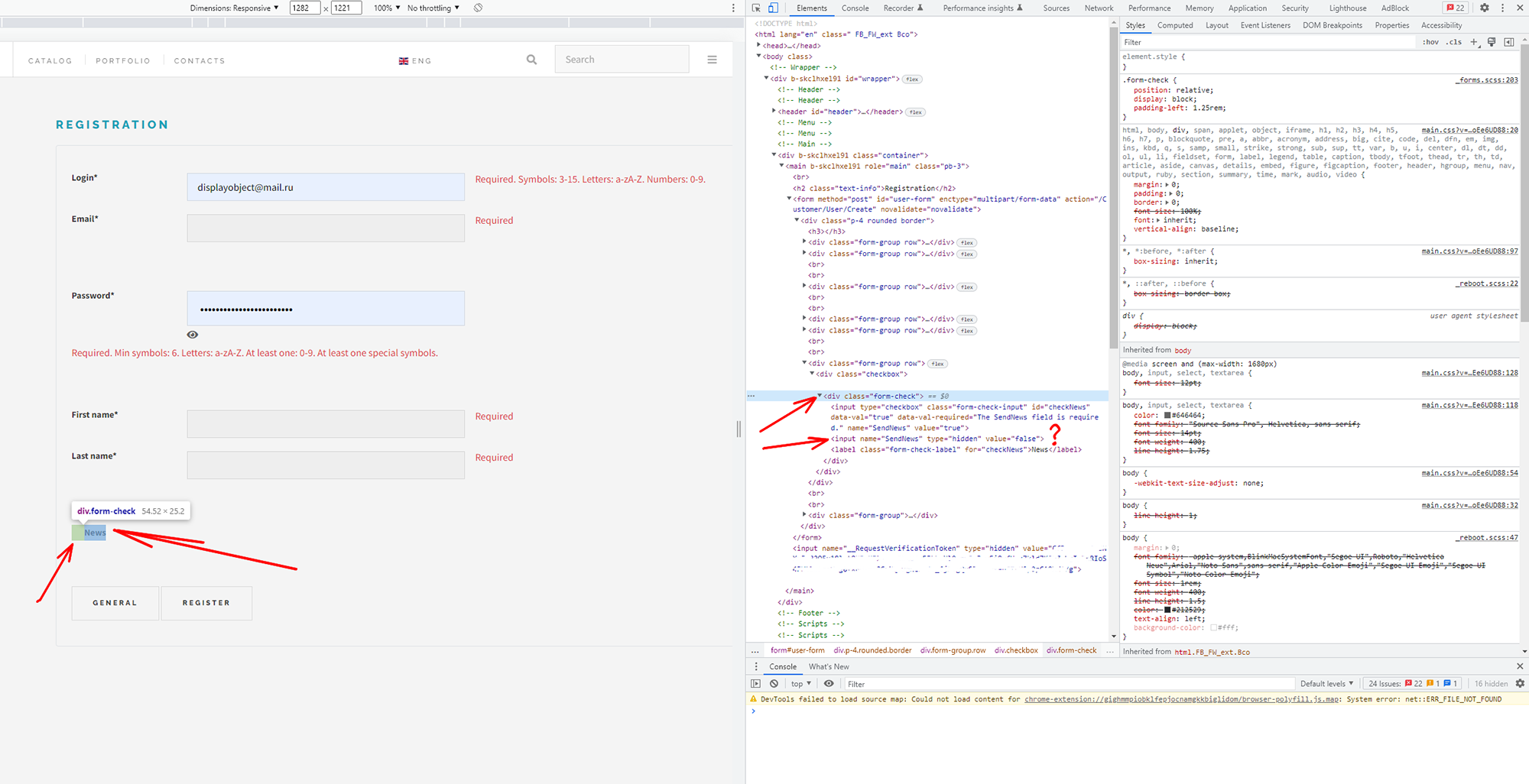If I Set Asp For The Stylized Checkbox Disappears Net Core 6 Microsoft Qanda