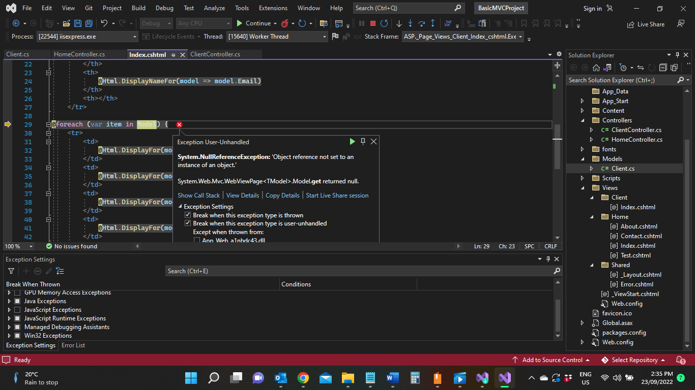 System Nullreferenceexception Object Reference Not Set To An Instance