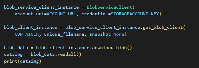 how to convert return binary data from azure blob storage back to image ... how to convert return binary data from azure blob storage back to image ...