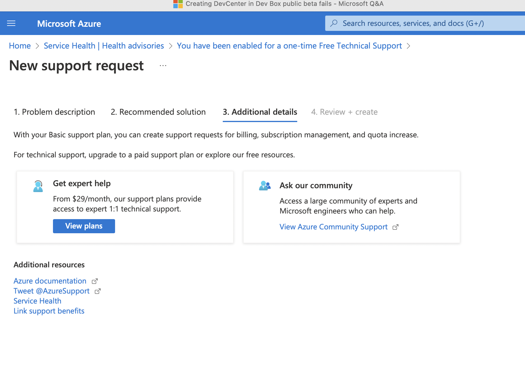 Creating Devcenter In Dev Box Public Beta Fails Microsoft Qanda
