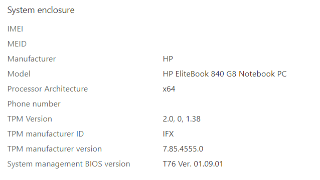 Trying to get Intune device hardware information with Graph, but some ... Trying to get Intune device hardware information with Graph, but some ...