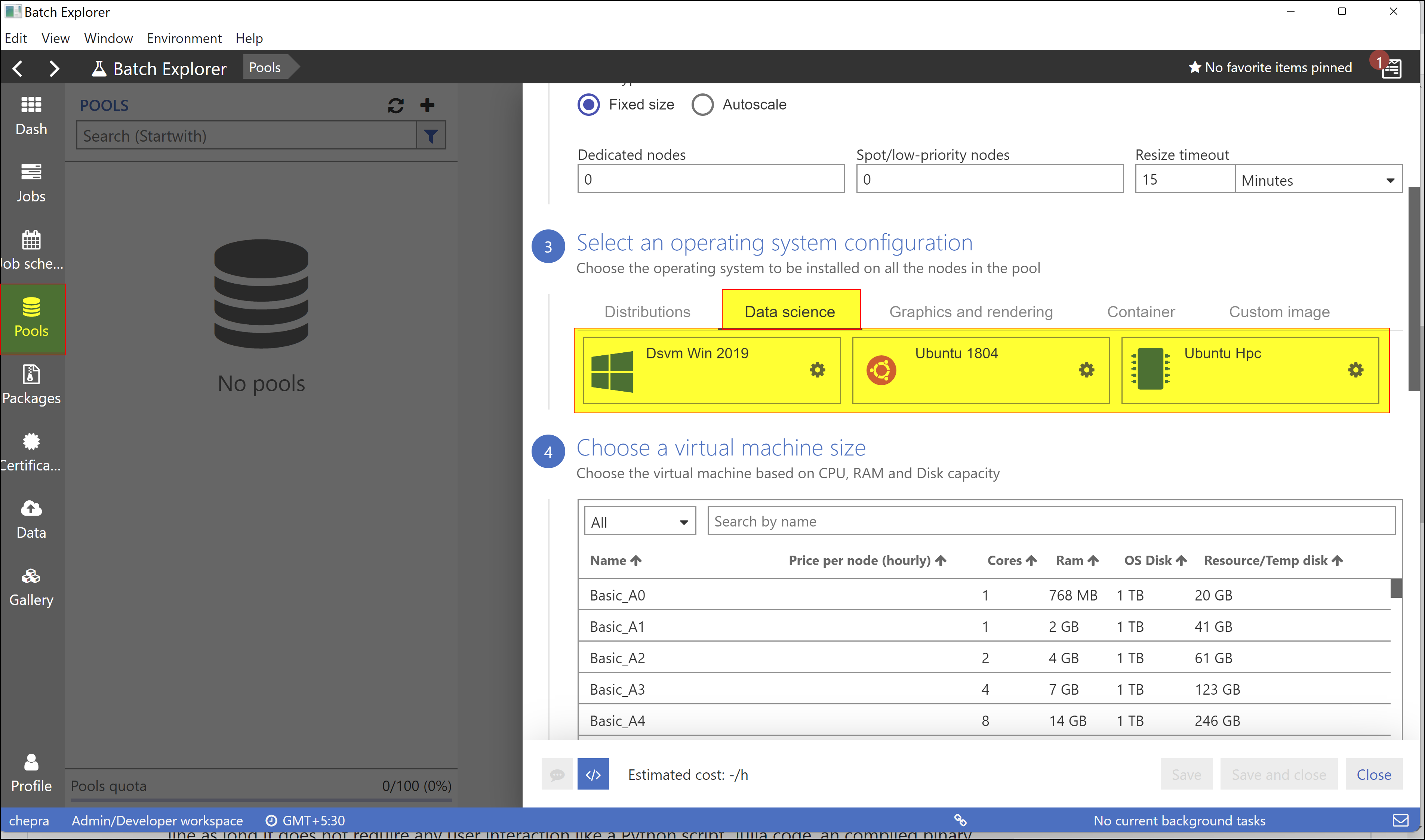 Executing R Script Using Custom Activity In Azure Data Factory I Cant Find Data Science Server