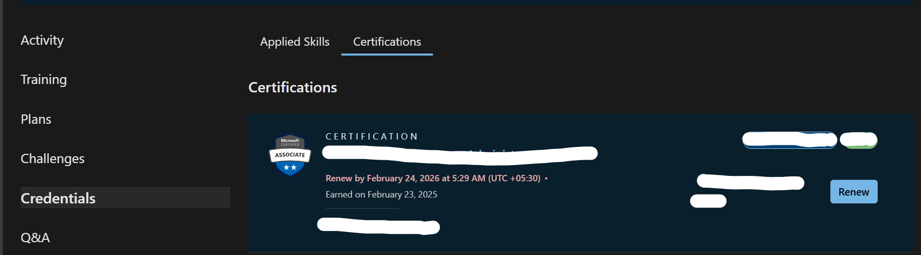 I have completed my azure 204 assessment, where I can download/view my ...