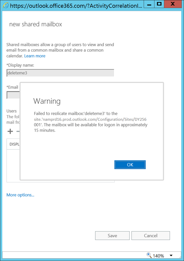 Failed to replicate mailbox - Microsoft Q&A