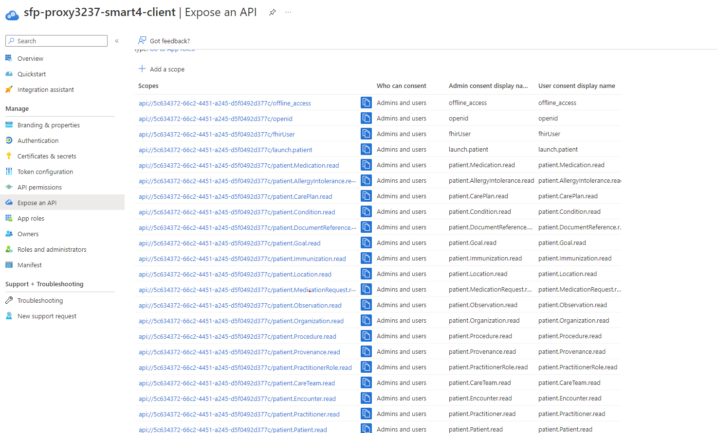 Azure Fhir Proxy Using Postman 401 Authentication Failed Microsoft Qanda
