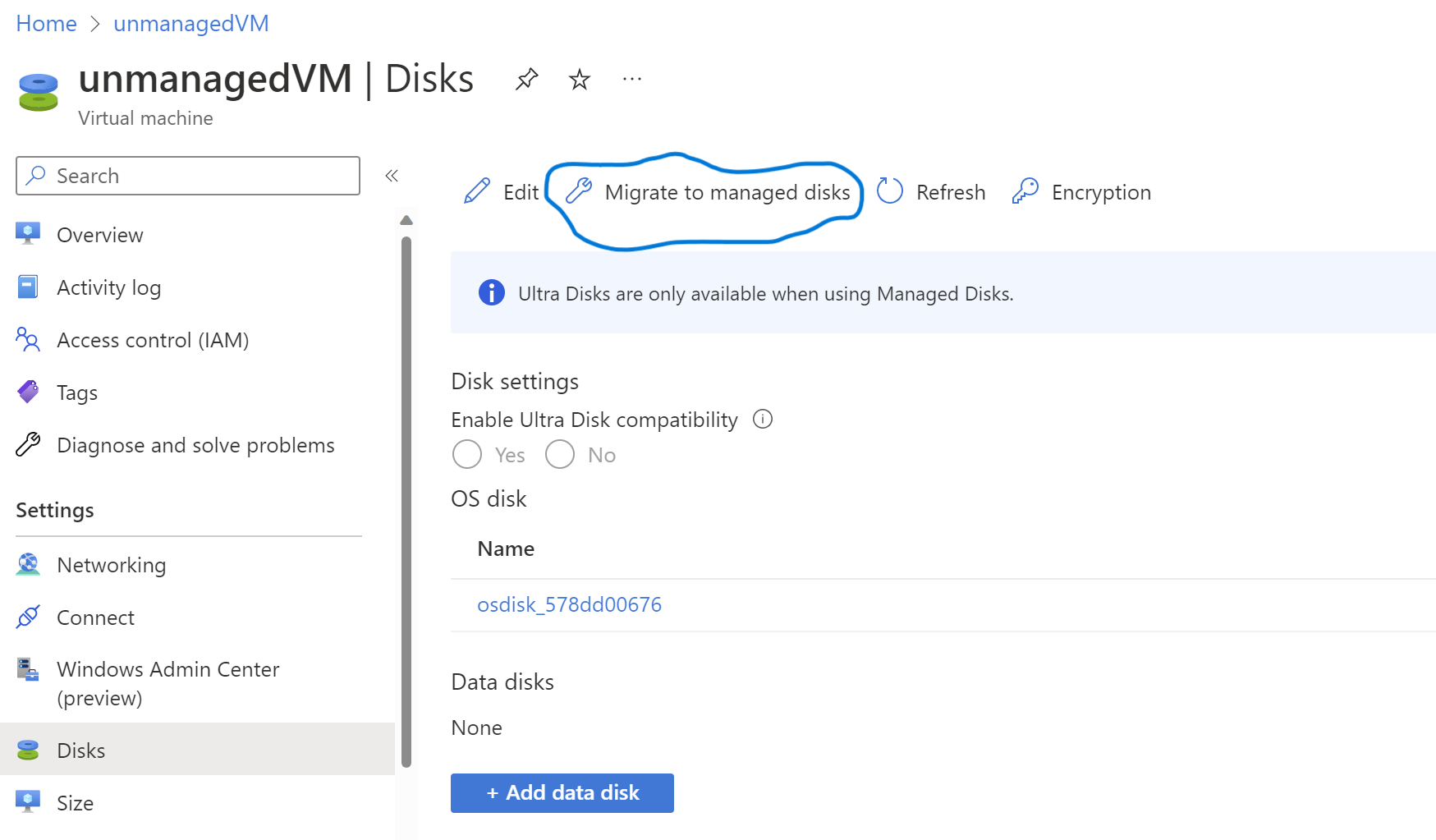 Question about recent email re: "Migrate your data to Azure managed disks " - Microsoft Q&A