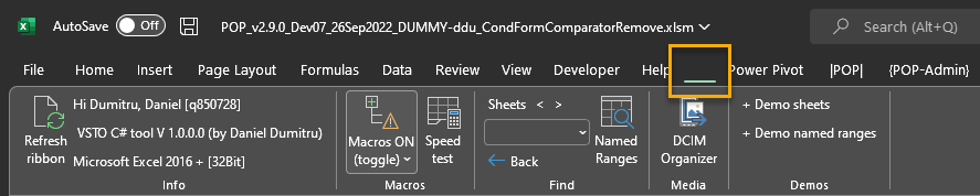 Excel C Vsto Addin Tab Name Not Showing Microsoft Qanda