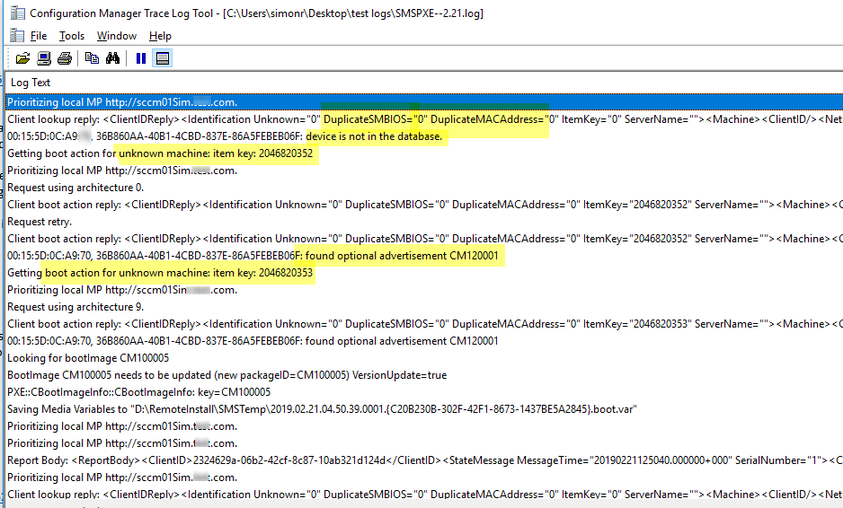 OSD to unknown computer - Microsoft Q&A