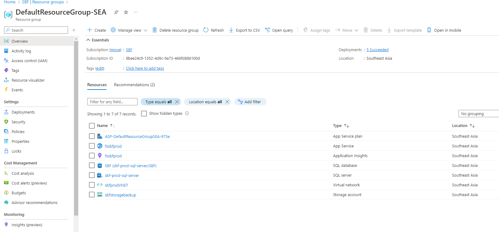 How to determine App Service or Subscription subscribed is single ...