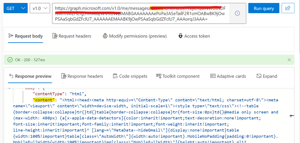 Specify Body In Microsoft Search Api Email Response Microsoft Qanda 3165