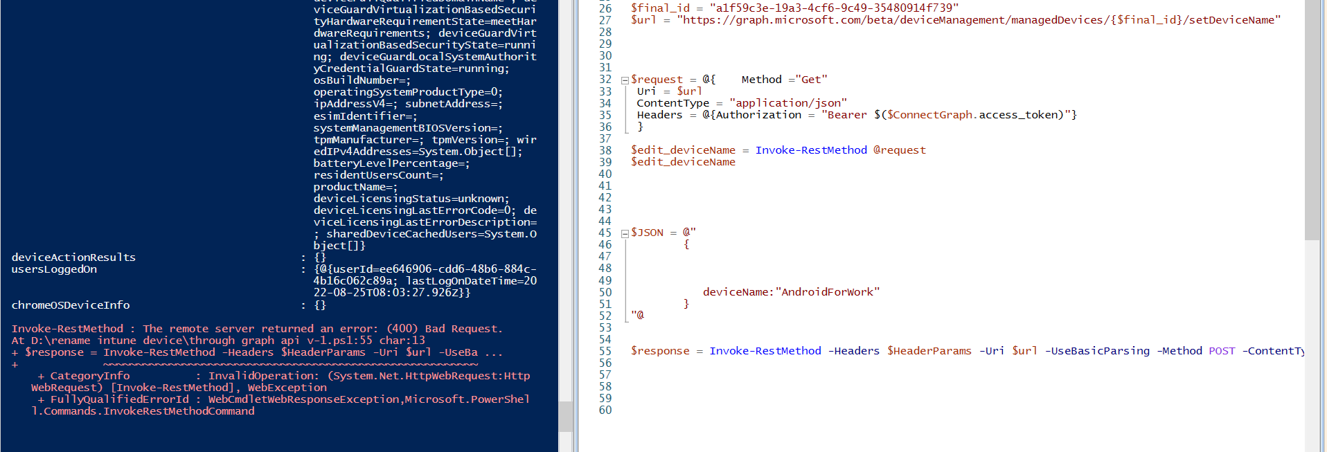 Rename The Ios And Android Device In Intune Portal Microsoft Qanda