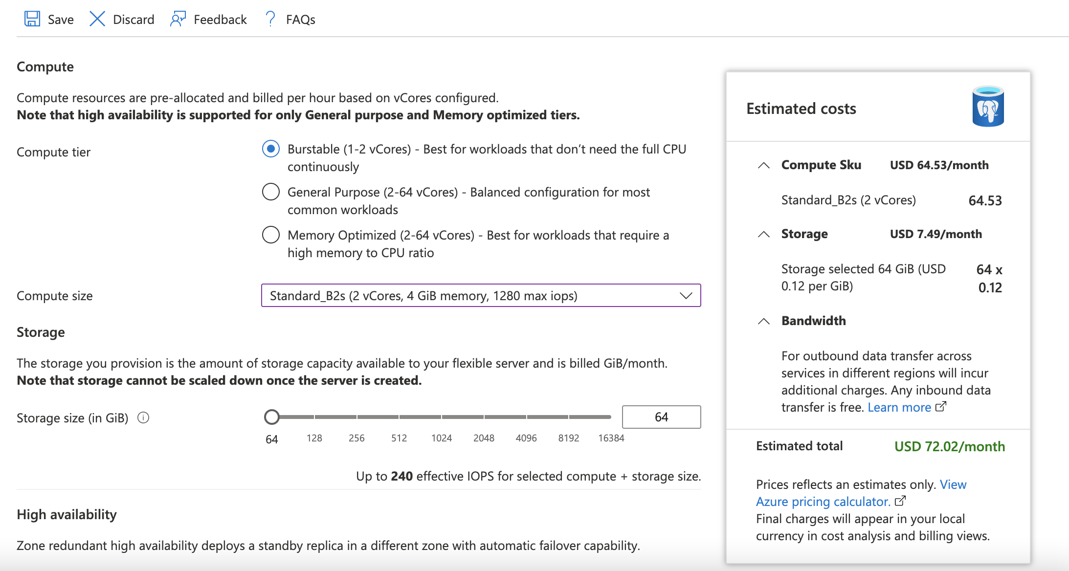 Cannot Scale Up Azure For Postgresql Flexible Server Internal Server Error Microsoft Qanda