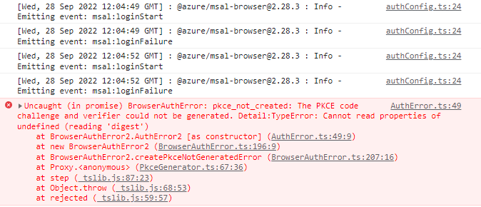 Host Domain Issue With Vuejs Microsoft Authentication Library Msal Microsoft Qanda