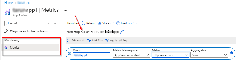 How To Exclude Some Urls From Server Errors 5xx Alert Signal Type Microsoft Qanda