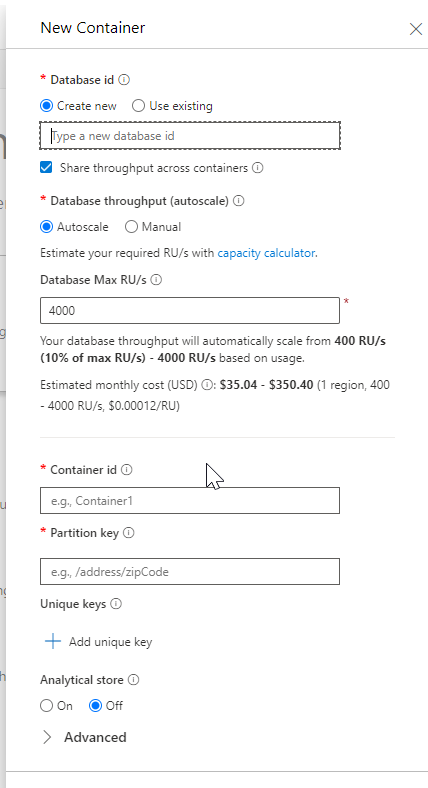 Getting Strange Error When Reading Cosmosdb Container If It Is Empty From Data Factory Source
