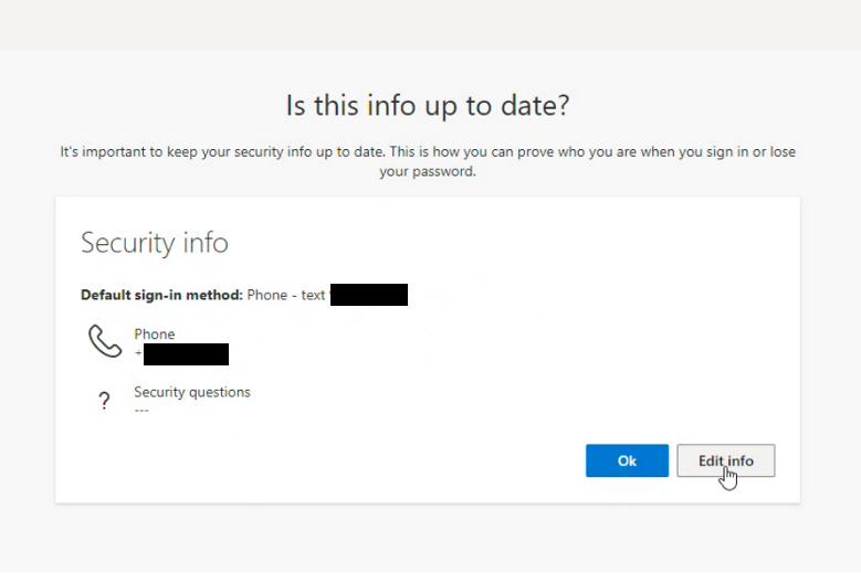 Sspr Ux After 90 Days Microsoft Qanda