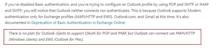 exchange online kiosk and basic authentication - Microsoft Q&A