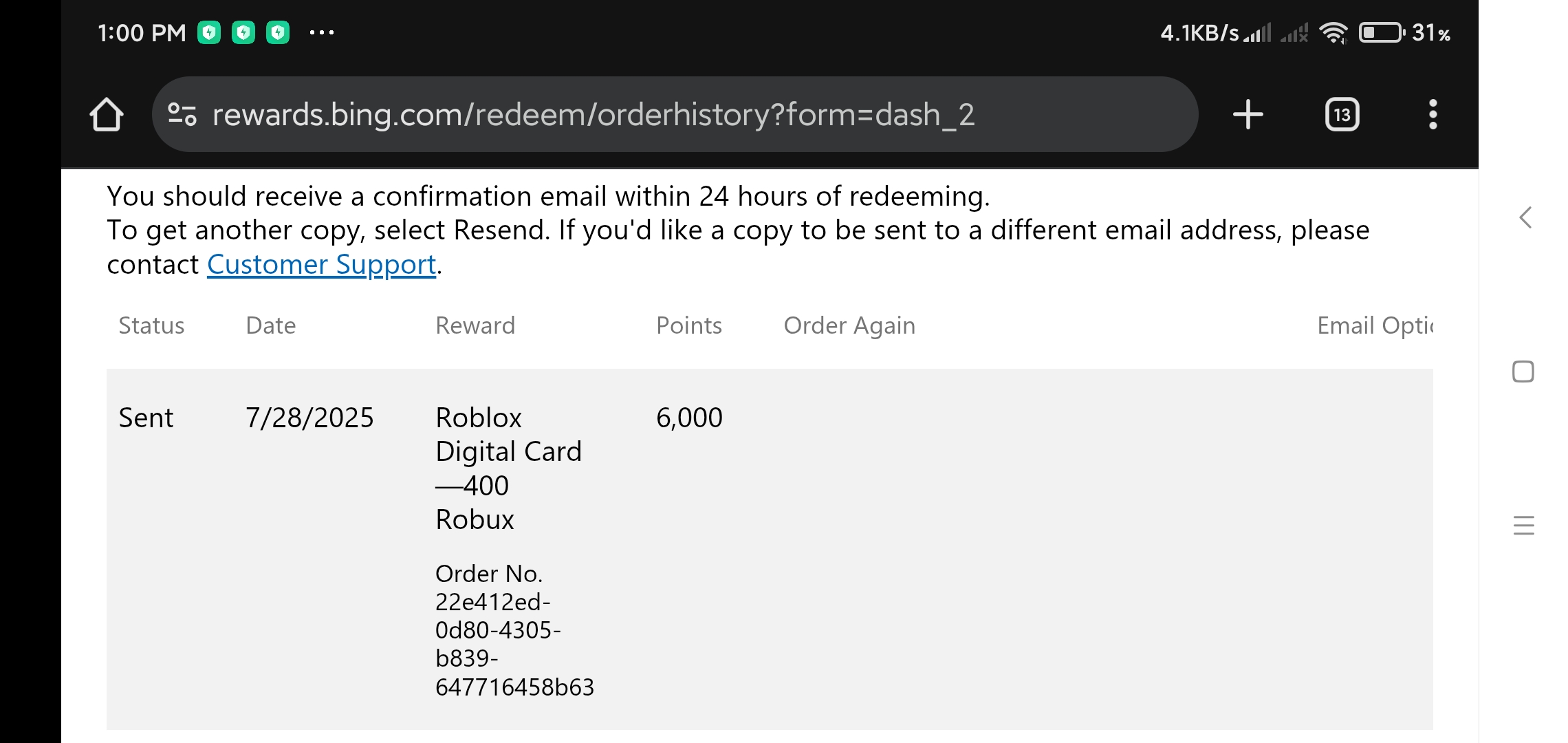 Redeem rewards - Microsoft Q&A