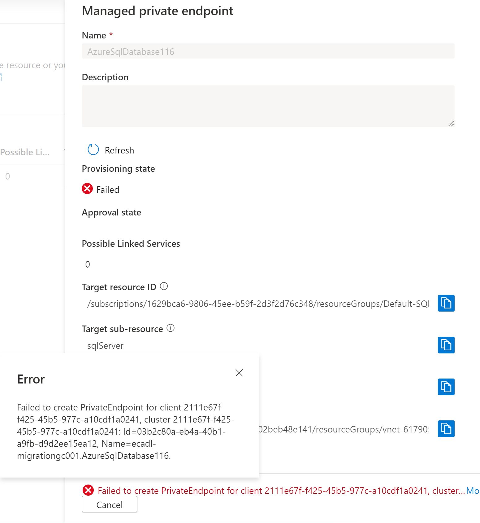 Moving Data From Azure Data Lake In East Us To Azure Sql Server In China Cloud Microsoft Qanda
