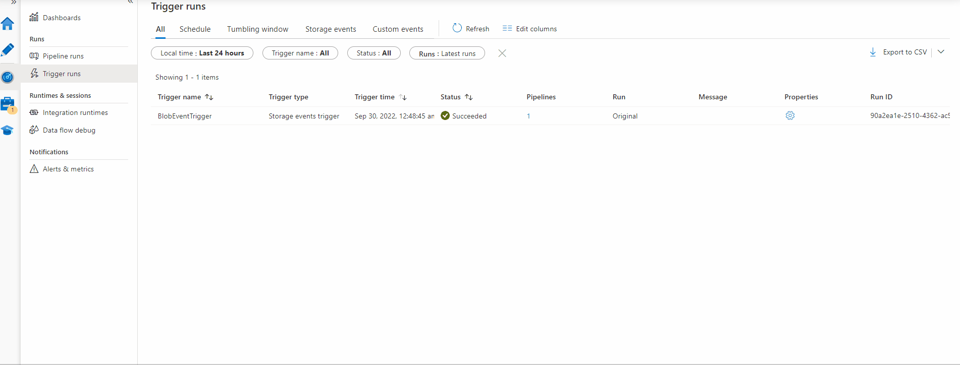 Azure Data Factory Storage Event Trigger Issue The Configured Storage Event Triggering Twice