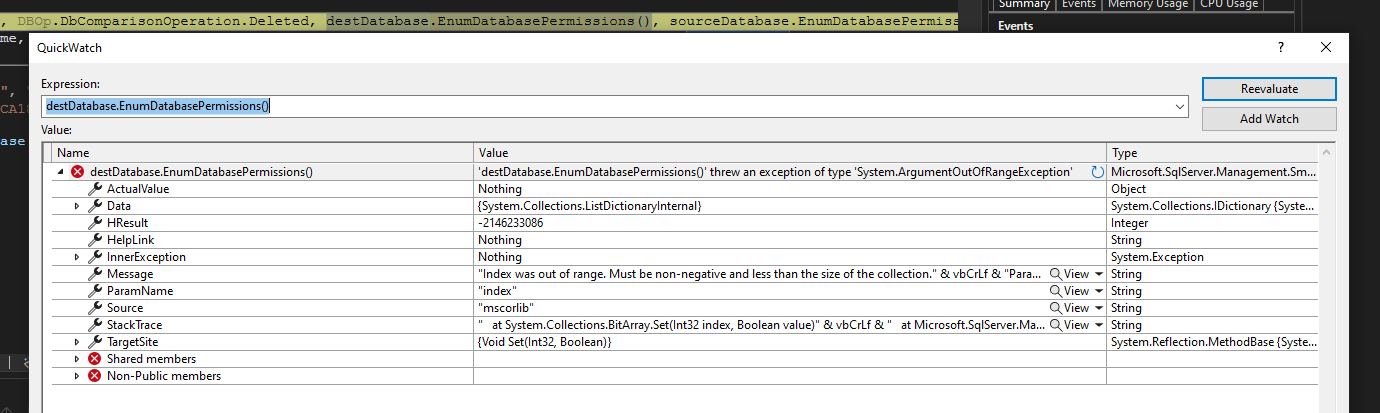 Microsoft Sqlserver Smo Enumdatabasepermissioninfo Microsoft Qanda