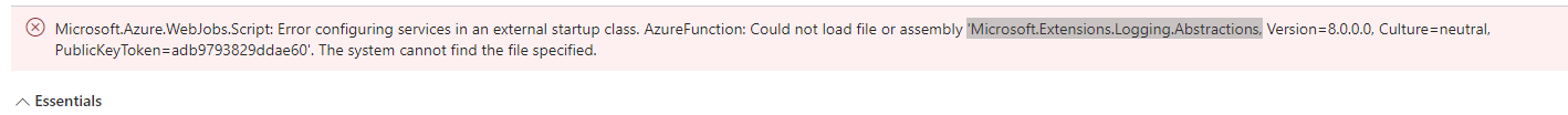 After upgrading 'Microsoft.Extensions.Logging.Abstractions' package to ... After upgrading 'Microsoft.Extensions.Logging.Abstractions' package to ...