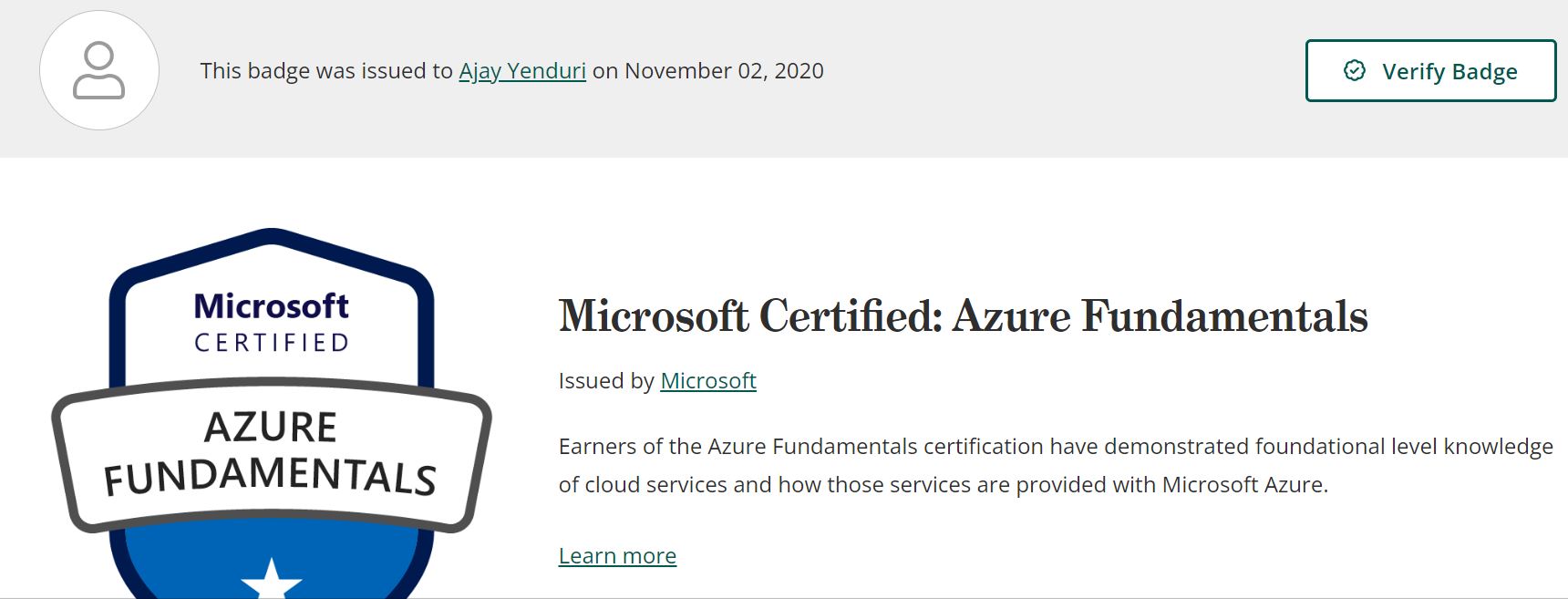 AZ 900 certificate is not visible in dashboard - Microsoft Q&A AZ 900 certificate is not visible in dashboard - Microsoft Q&A
