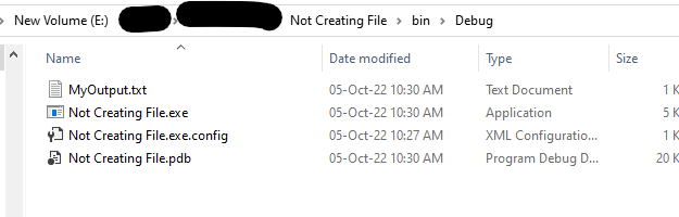 TextWriterTraceListener Not Creating File - Microsoft Q&A TextWriterTraceListener Not Creating File - Microsoft Q&A
