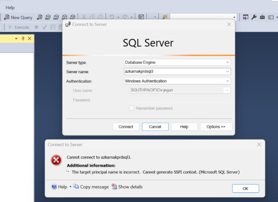 Cant Connect To Sql Server Anymore Due To Sspi Context Error Microsoft Qanda 1866