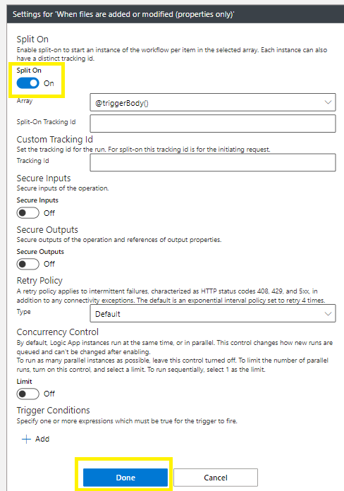 Trigger Logic App only once when FTP files are changed or modified ... Trigger Logic App only once when FTP files are changed or modified ...