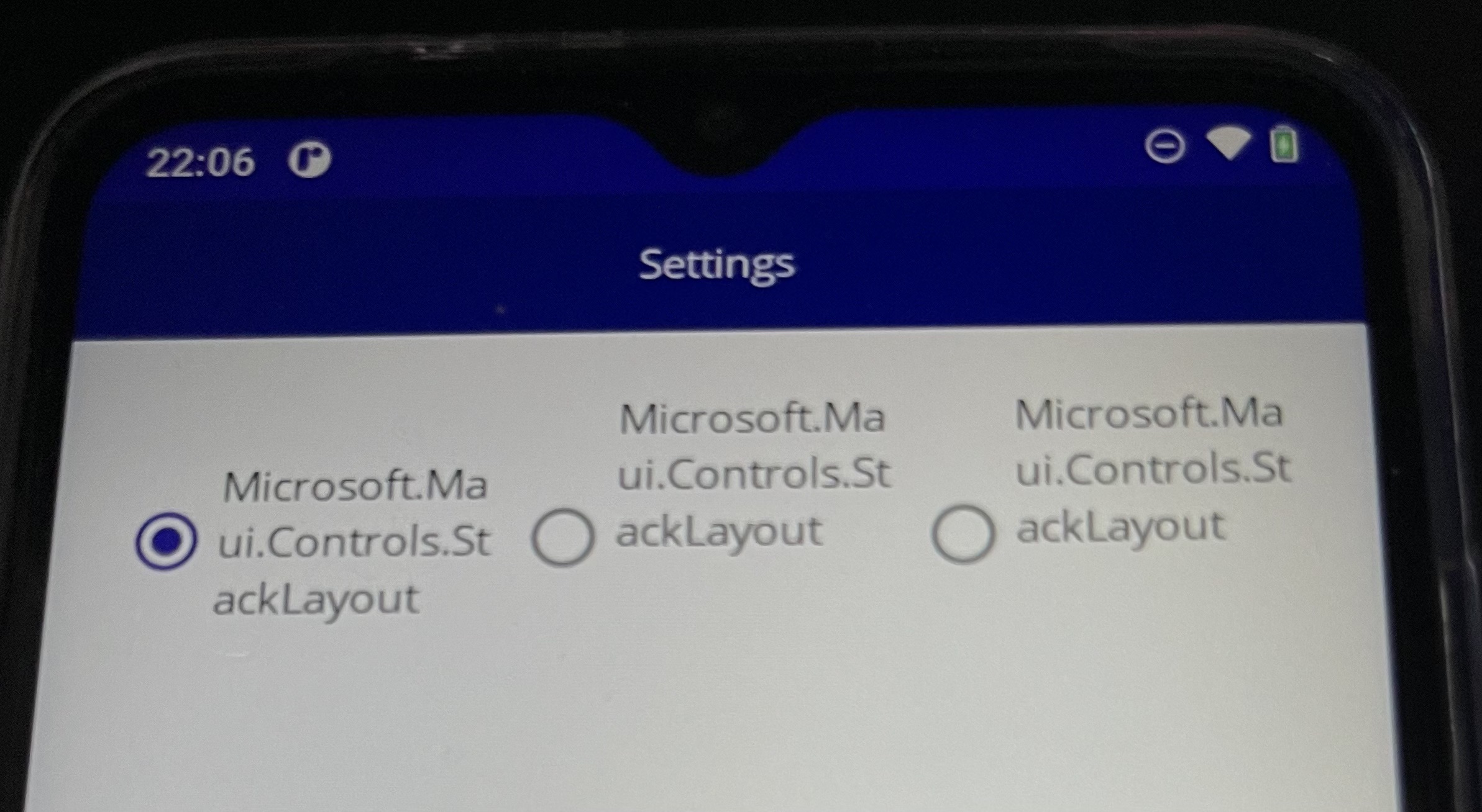 Radiobuttons Fonticon Microsoft Qanda