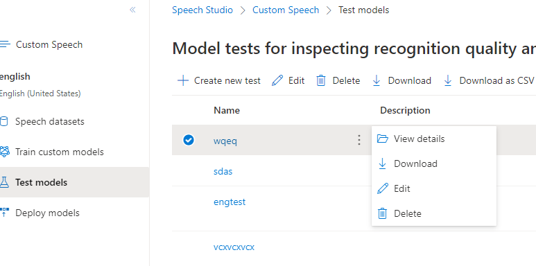 can't view custom speech model data - Microsoft Q&A can't view custom speech model data - Microsoft Q&A