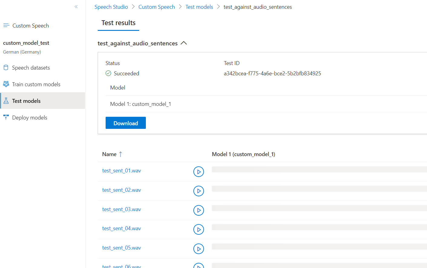 can't view custom speech model data - Microsoft Q&A can't view custom speech model data - Microsoft Q&A