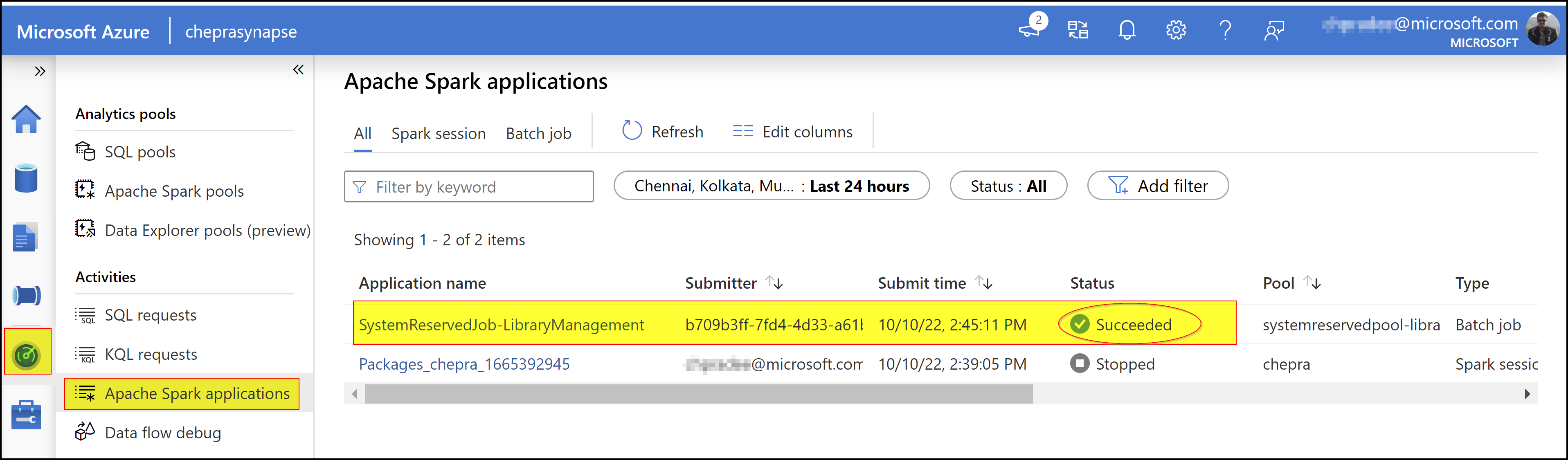 Using Specific Packages In Synapse Spark Pool Microsoft Qanda