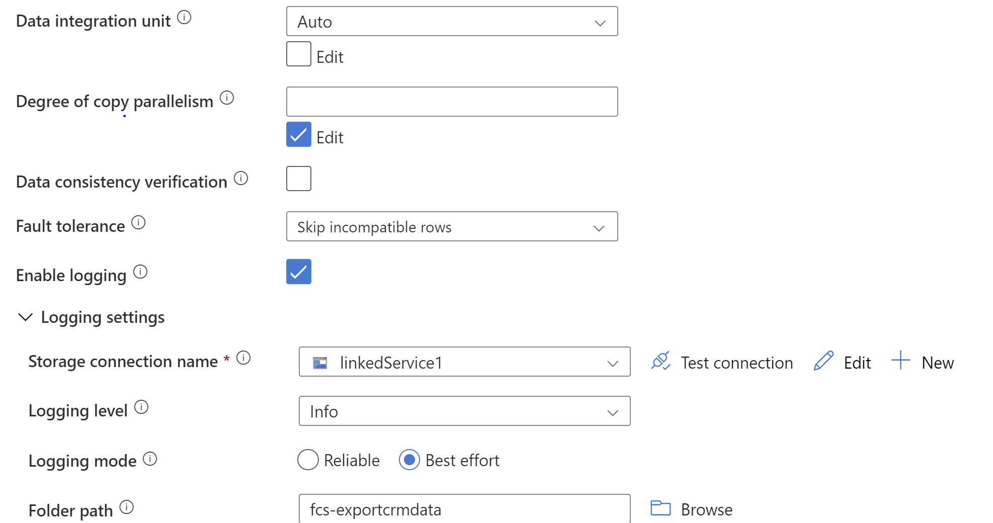 Azure Data Factory Copy Activity Logging Everytime Create Empty File 2809