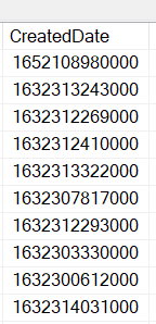 Unix time stamp conversion in Azure synapse analytics - Microsoft Q&A
