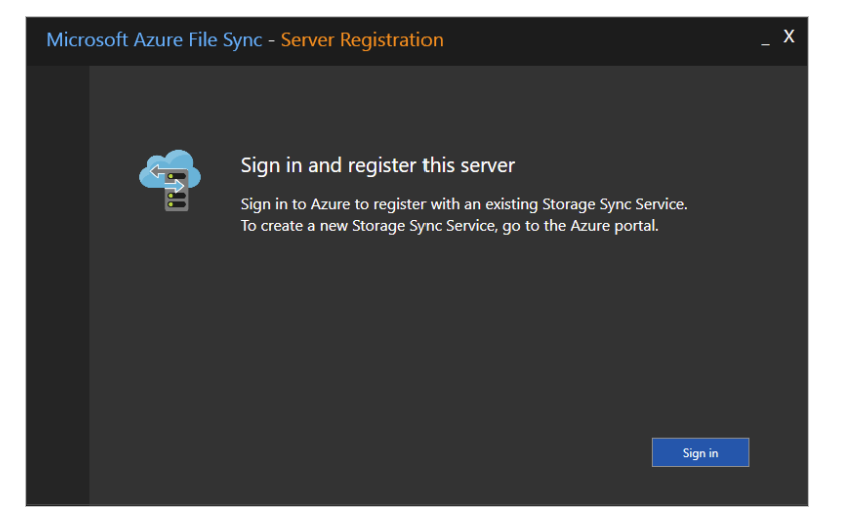 Azure File Sync Server Registration Storage Sync Service Empty Microsoft Qanda