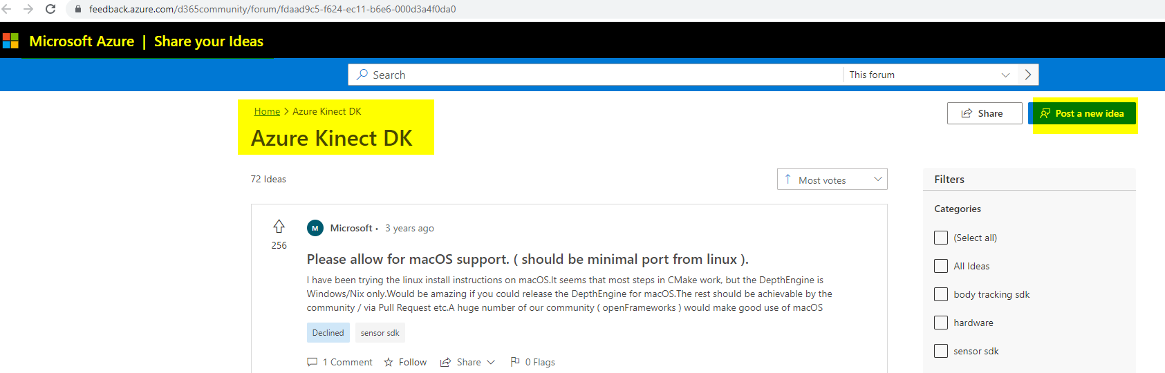 How To Reduce Sensitivity Of Azure Kinect Dk When Playing Microsoft Qanda