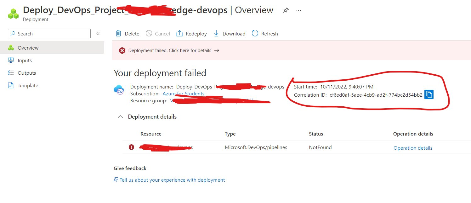 Azure Devops Starter Is Failing With Error Specified Argument Was Out Of The Range Of Valid
