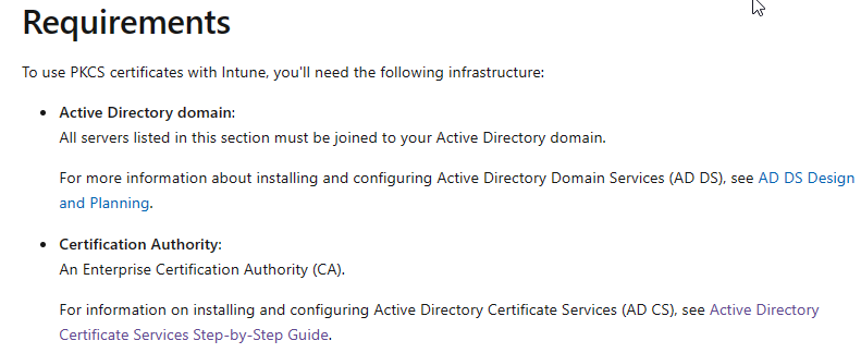 Windows CA Set UP - PKCS - Microsoft Q&A