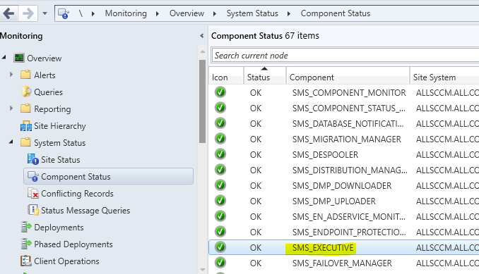 SMS_EXECUTIVE services is not starting in SCCM console SCCM2403 ...