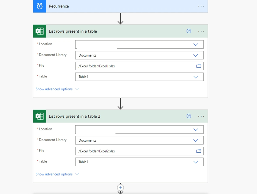 How to connect two tables with Power Automate - Microsoft Q&A