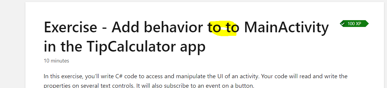How to report a typo - Microsoft Q&A