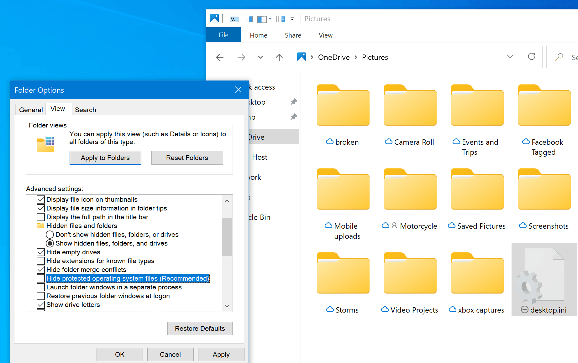 My Windows File Explorer Pictures folder has been changed to "Documents ...