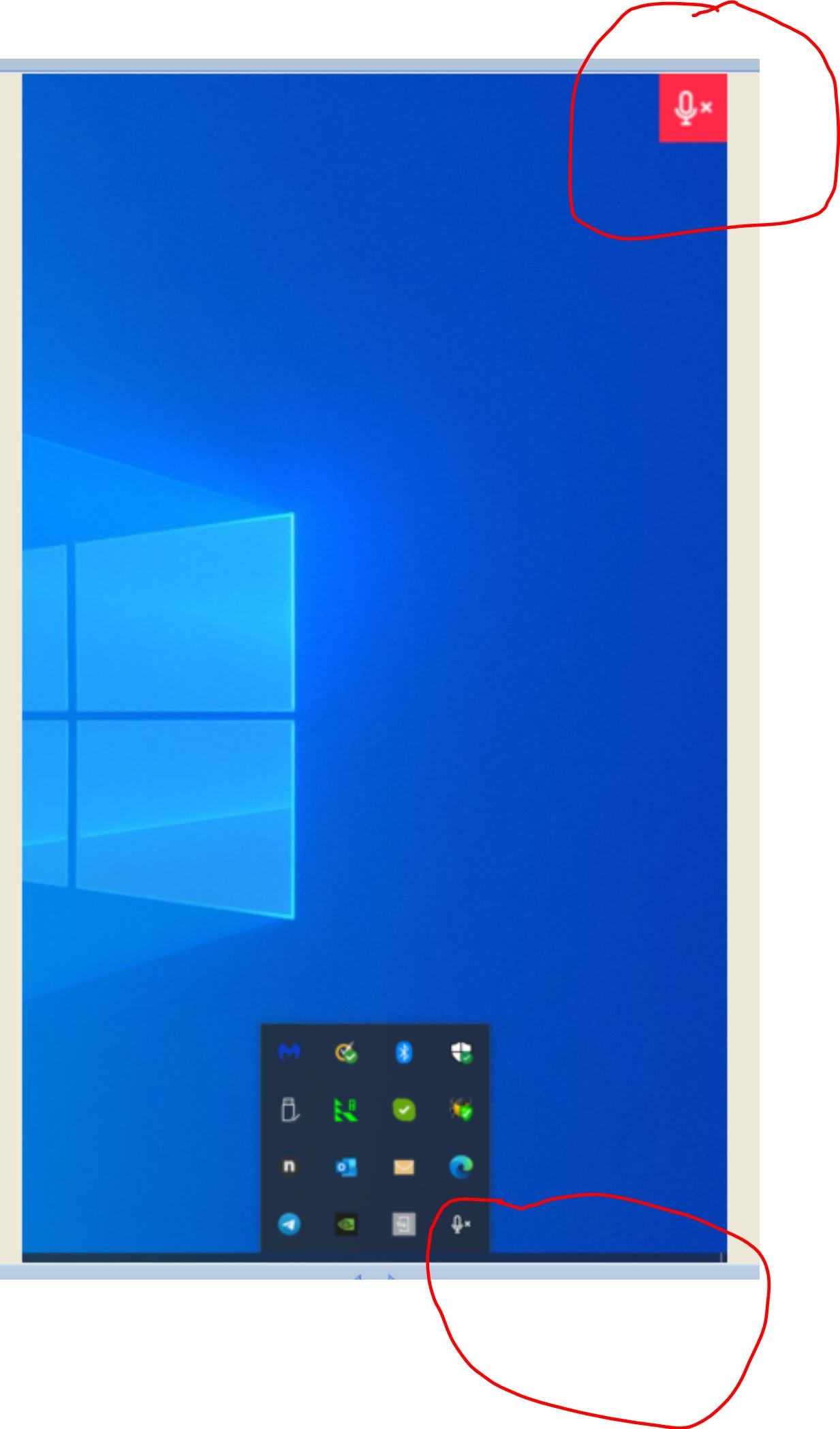 what is this red microphone icon, and how do I get rid of it ...